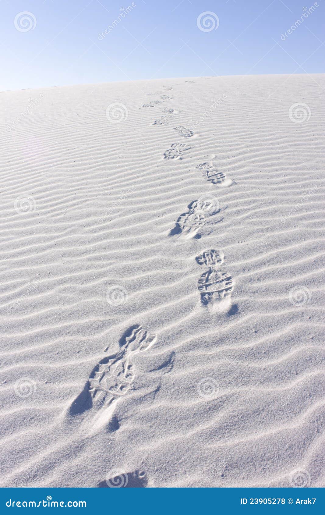 Sand Dunes with Ripples,footprints Stock Photo - Image of land ...