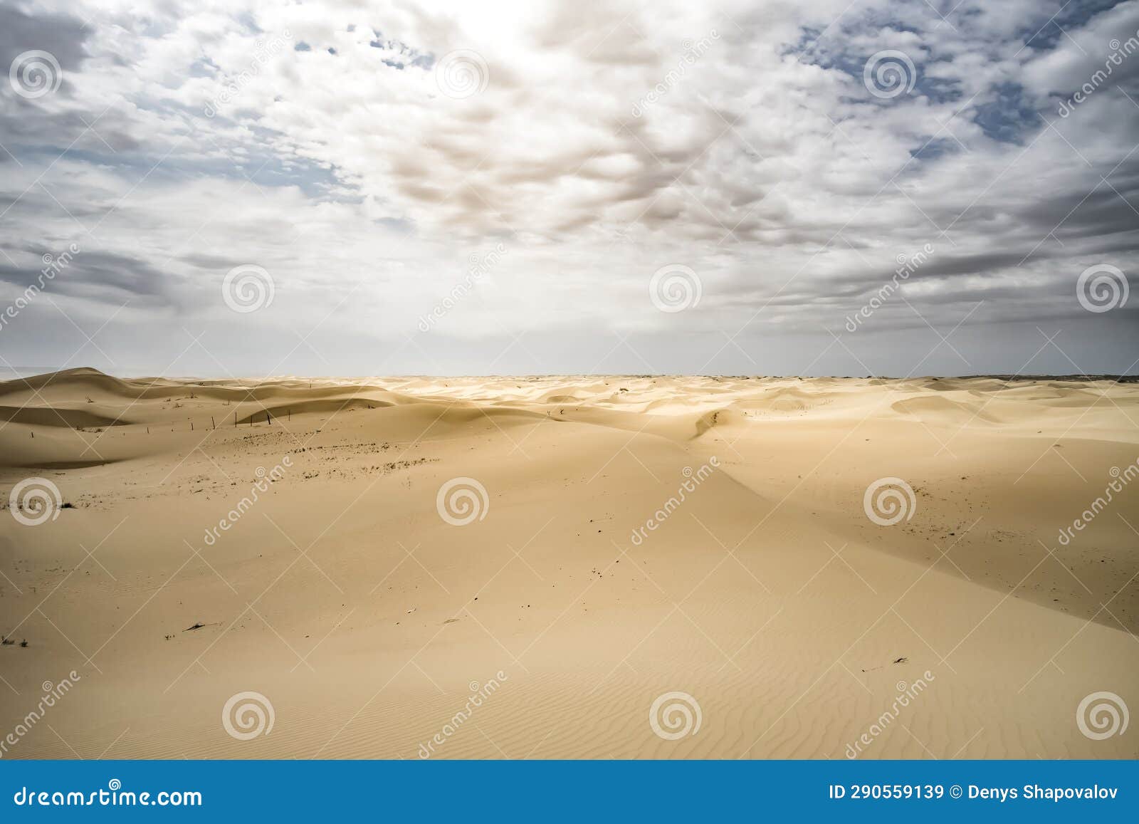 Sand Dunes in the Senek Desert in the Kazakh Desert Stock Image - Image ...