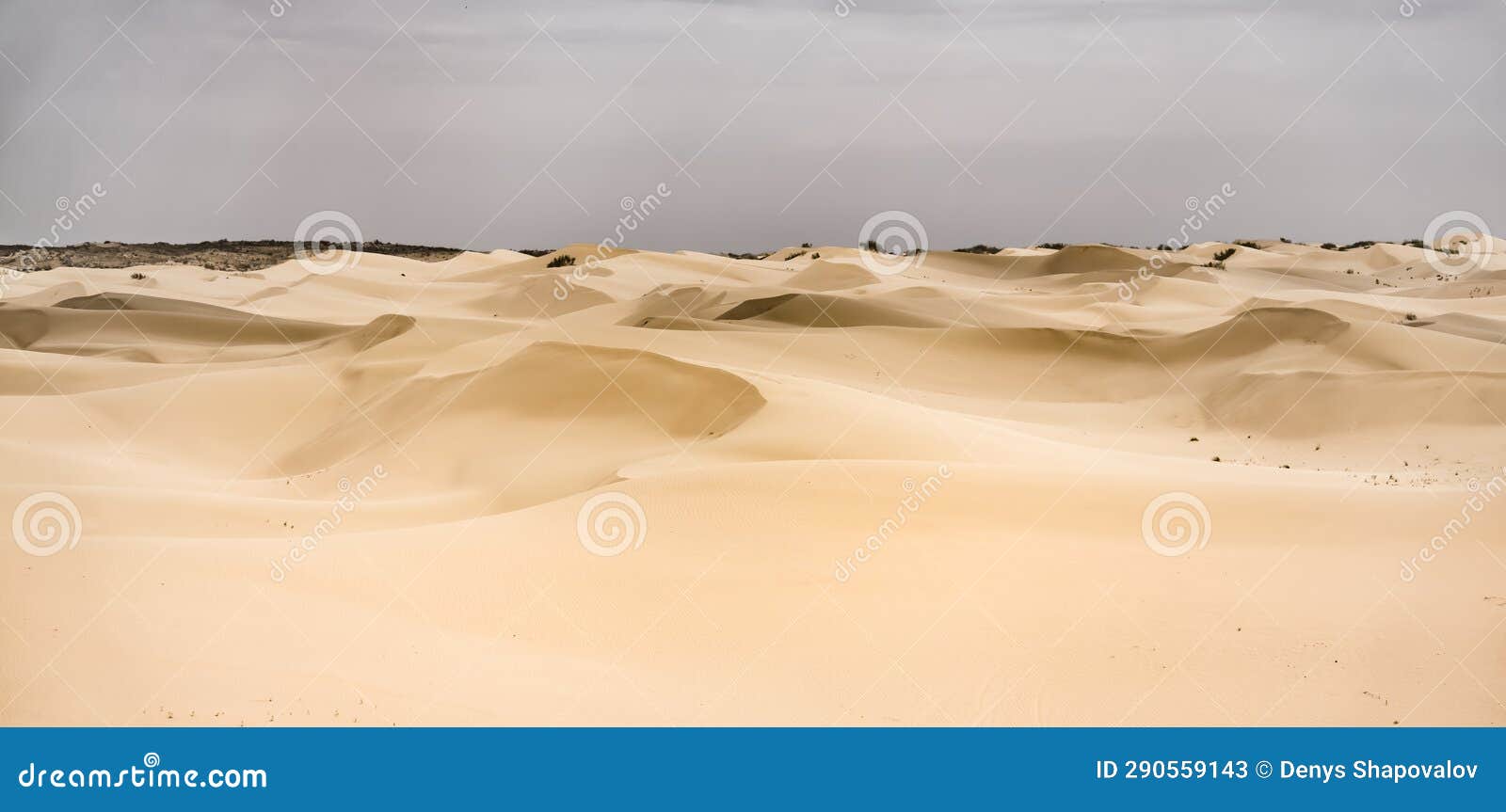 Sand Dunes in the Senek Desert in the Kazakh Desert Stock Image - Image ...