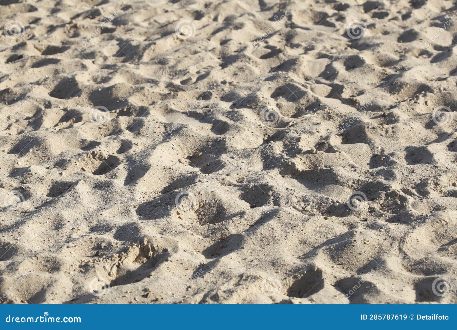 Sand Dunes, Sand with Shadow and Footprints, Sandy Area, Germany Stock ...