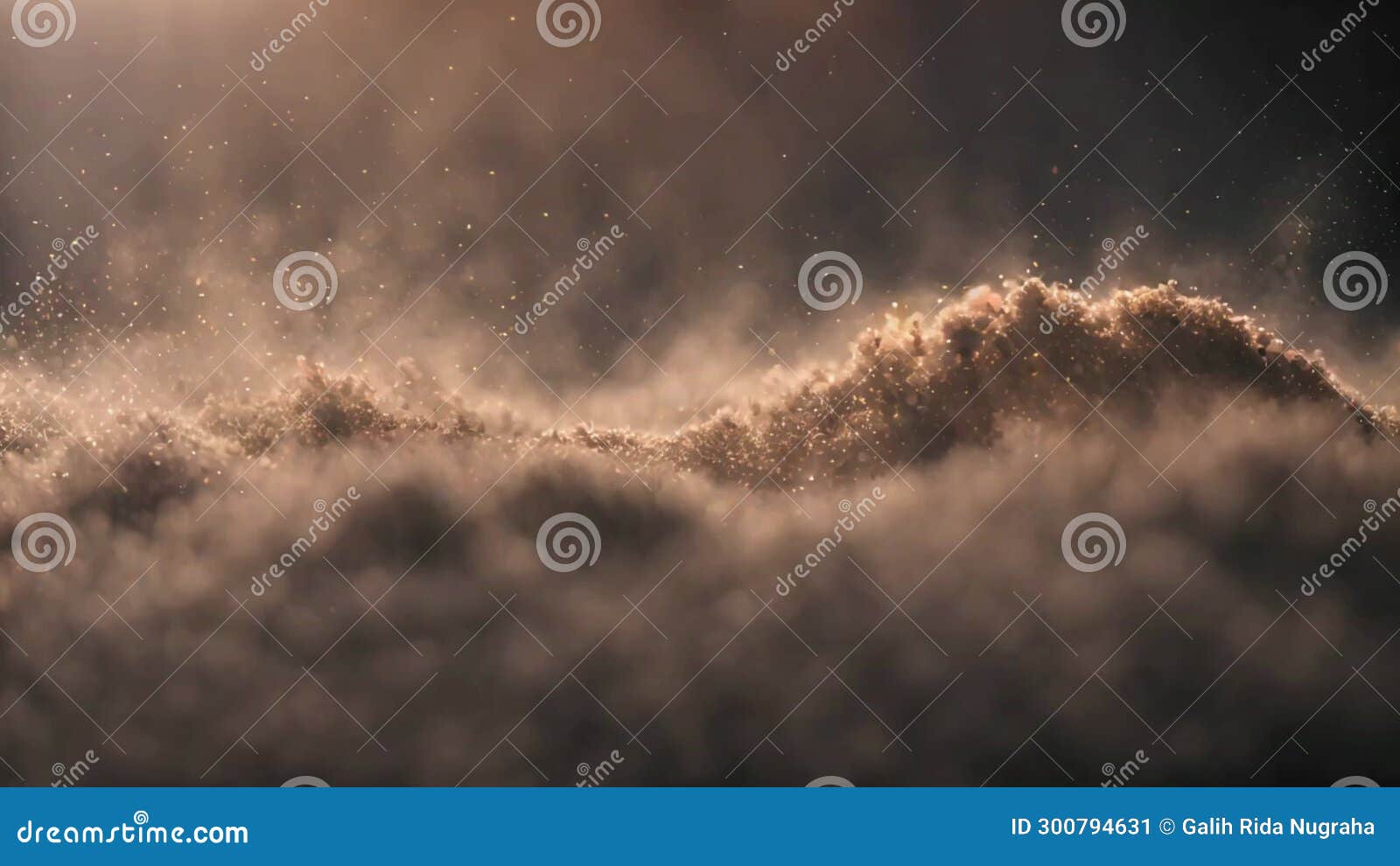Sand Dust with a Light in Black Background Stock Video - Video of ...