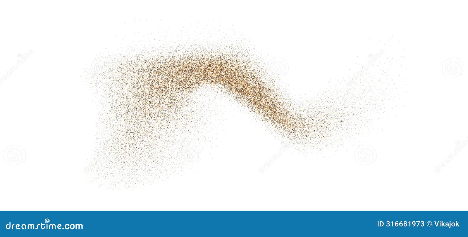 Sand Dust Powder Splash. Flow Grit Speckles And Particles Wave Texture ...
