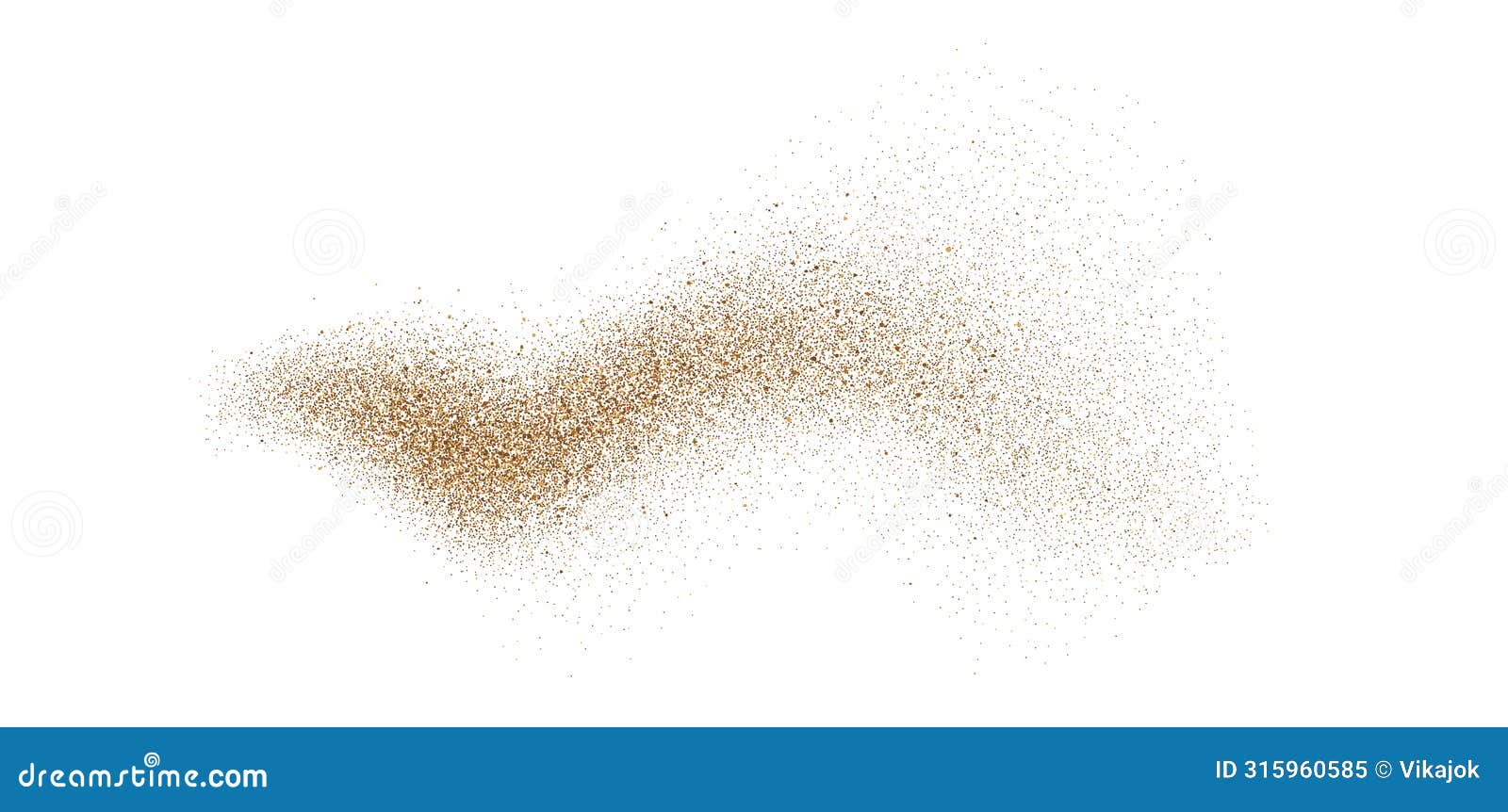 Sand Dust Powder Splash. Flow Grit Speckles And Particles Wave Texture ...