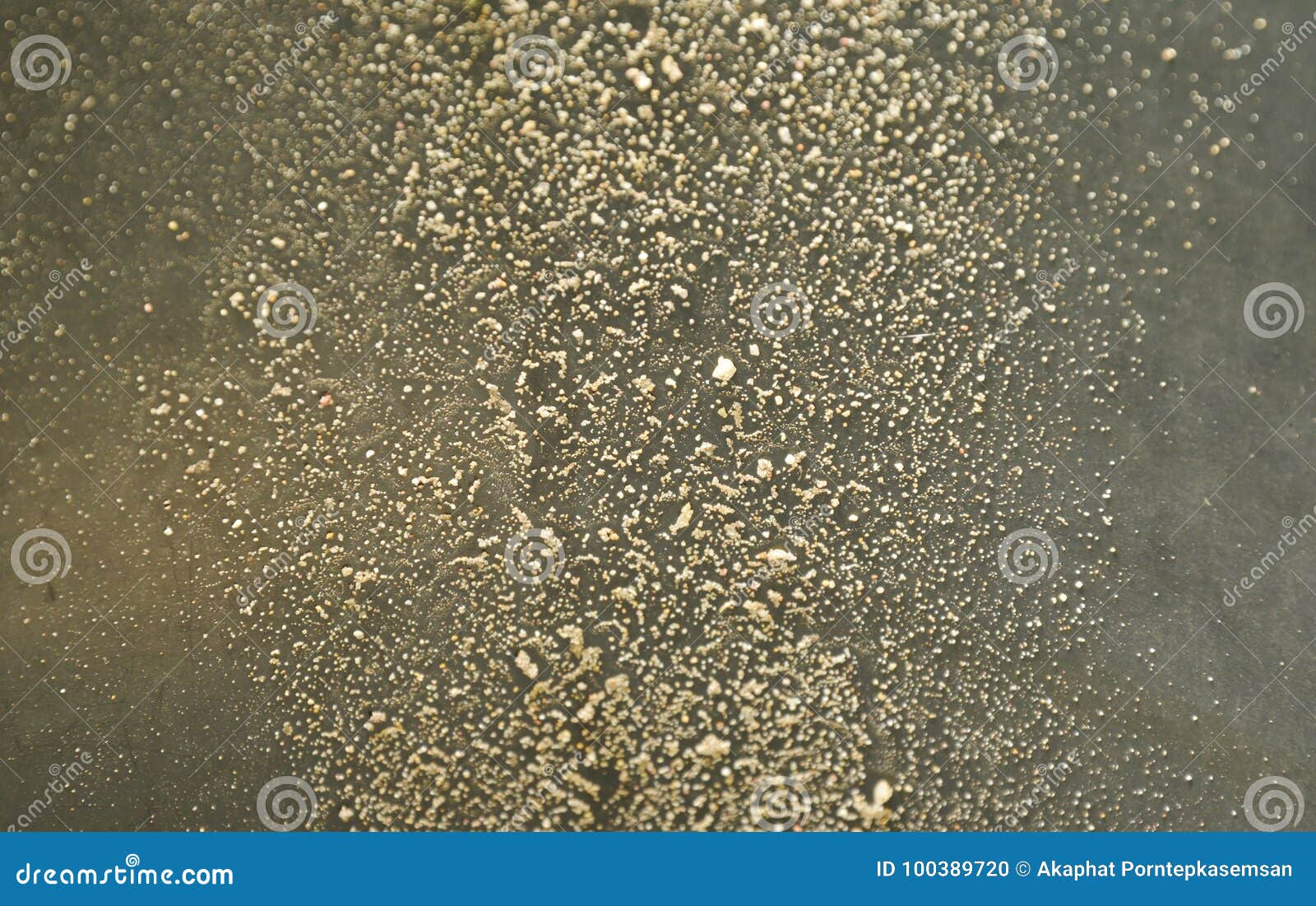 Sand and Dust Stain on Black Plastic Bin Stock Photo - Image of texture ...