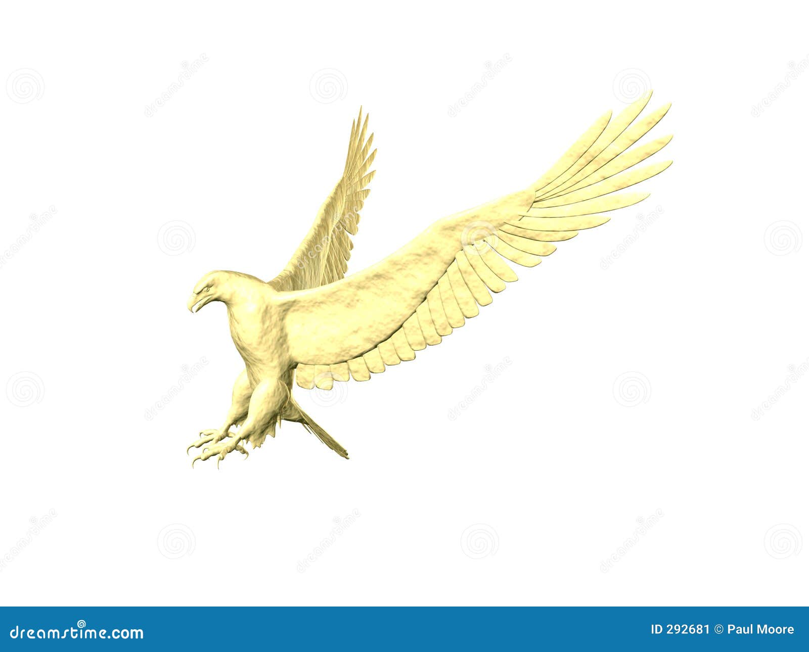 Sand Eagle Attacks stock illustration. Illustration of eagle - 292681