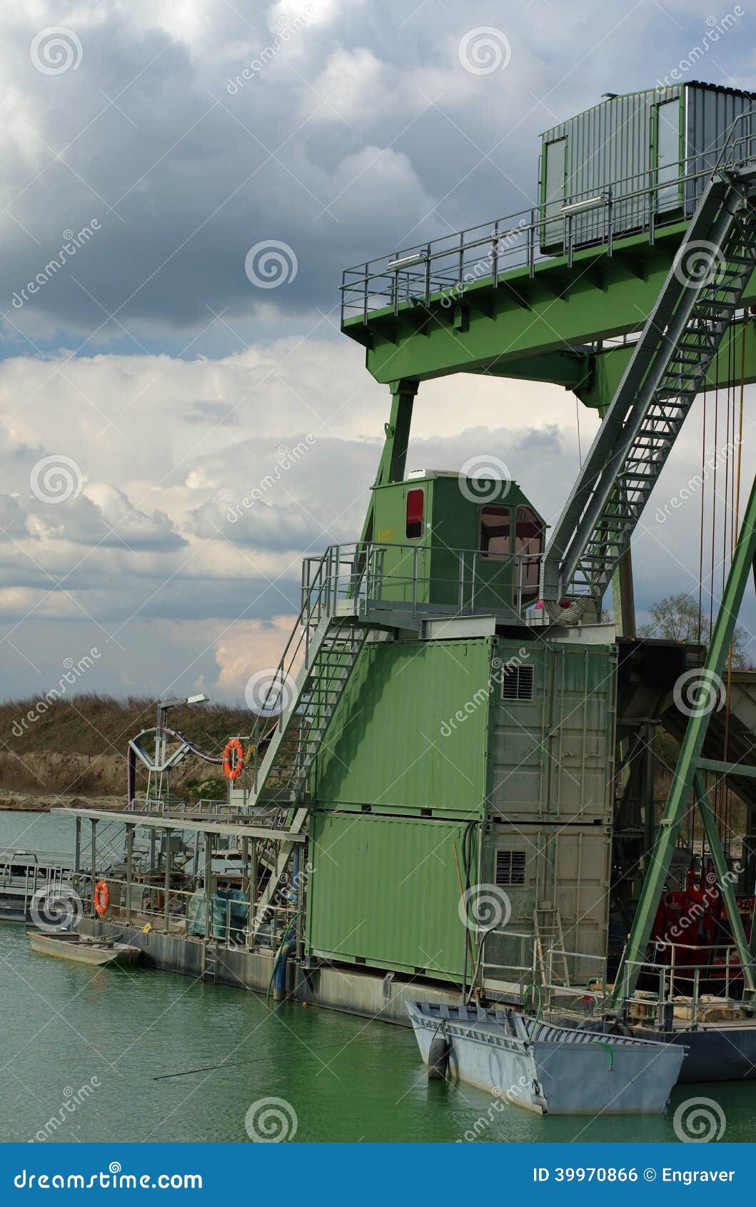 Sand extraction stock photo. Image of quarry, hill, cement - 39970866