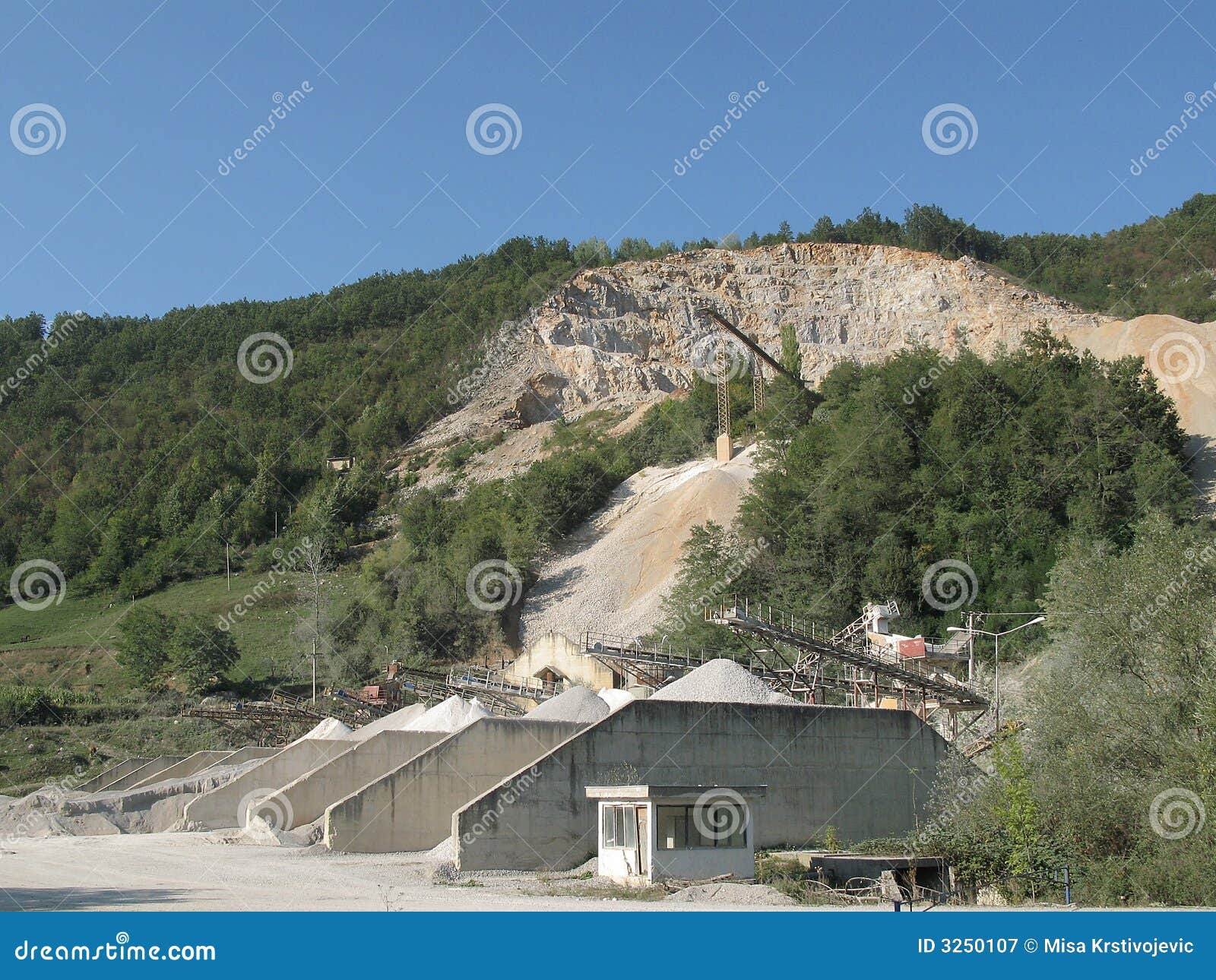 Sand factory stock image. Image of sand, lapidary, production - 3250107