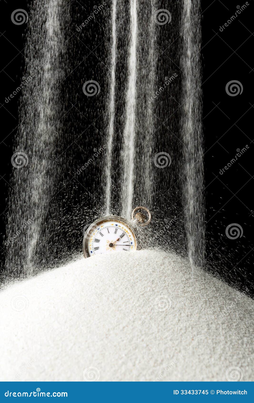 Sand falling on clock stock image. Image of time, stress - 33433745