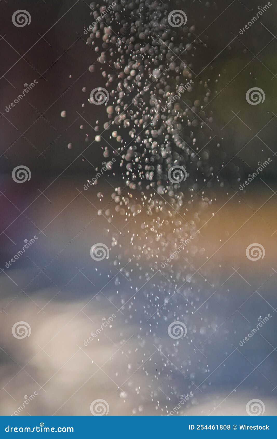 Sand is Falling Down in Slowmotion Stock Photo - Image of light ...