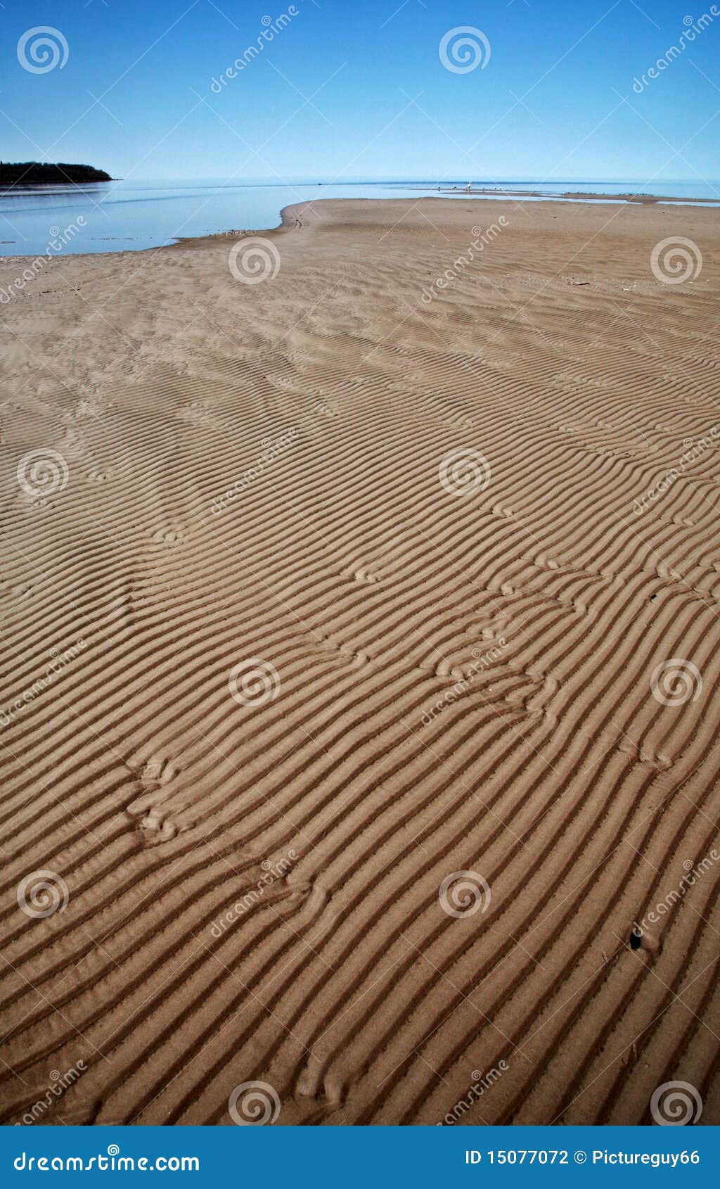 Sand Flats Along Shore of Lake Winnipeg Stock Photo - Image of rural ...