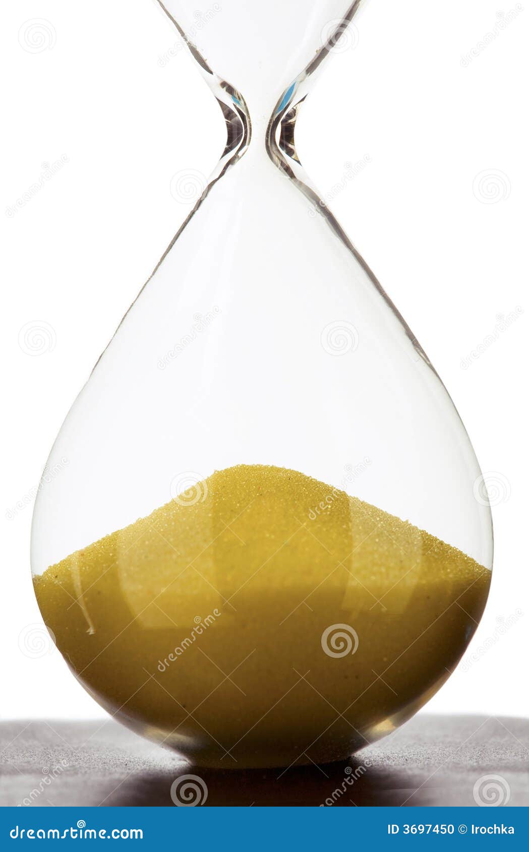 Sand flowing through glass stock photo. Image of clear - 3697450