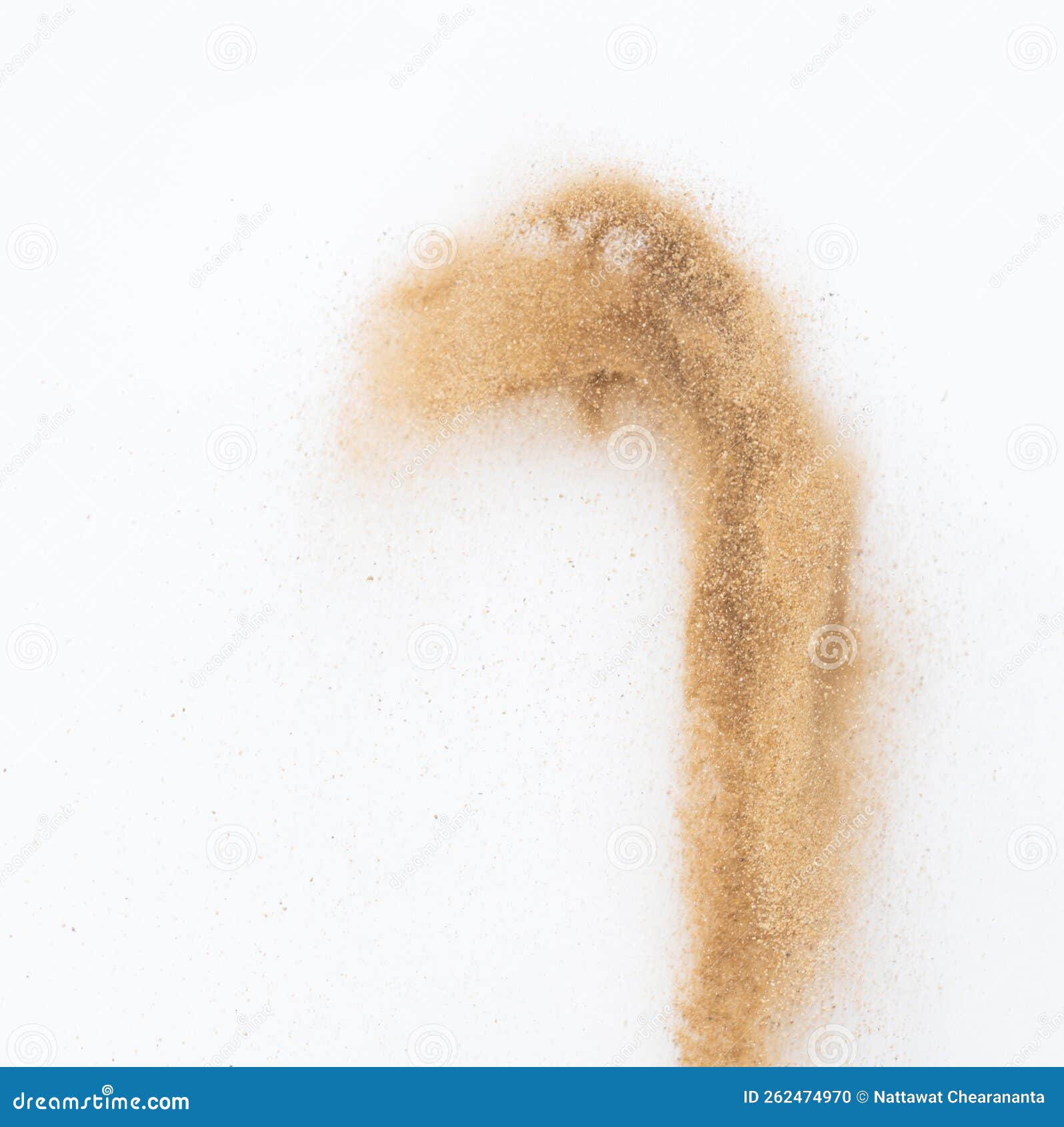 Sand Flying Explosion, Golden Sand Wave Explode. Abstract Sands Cloud ...