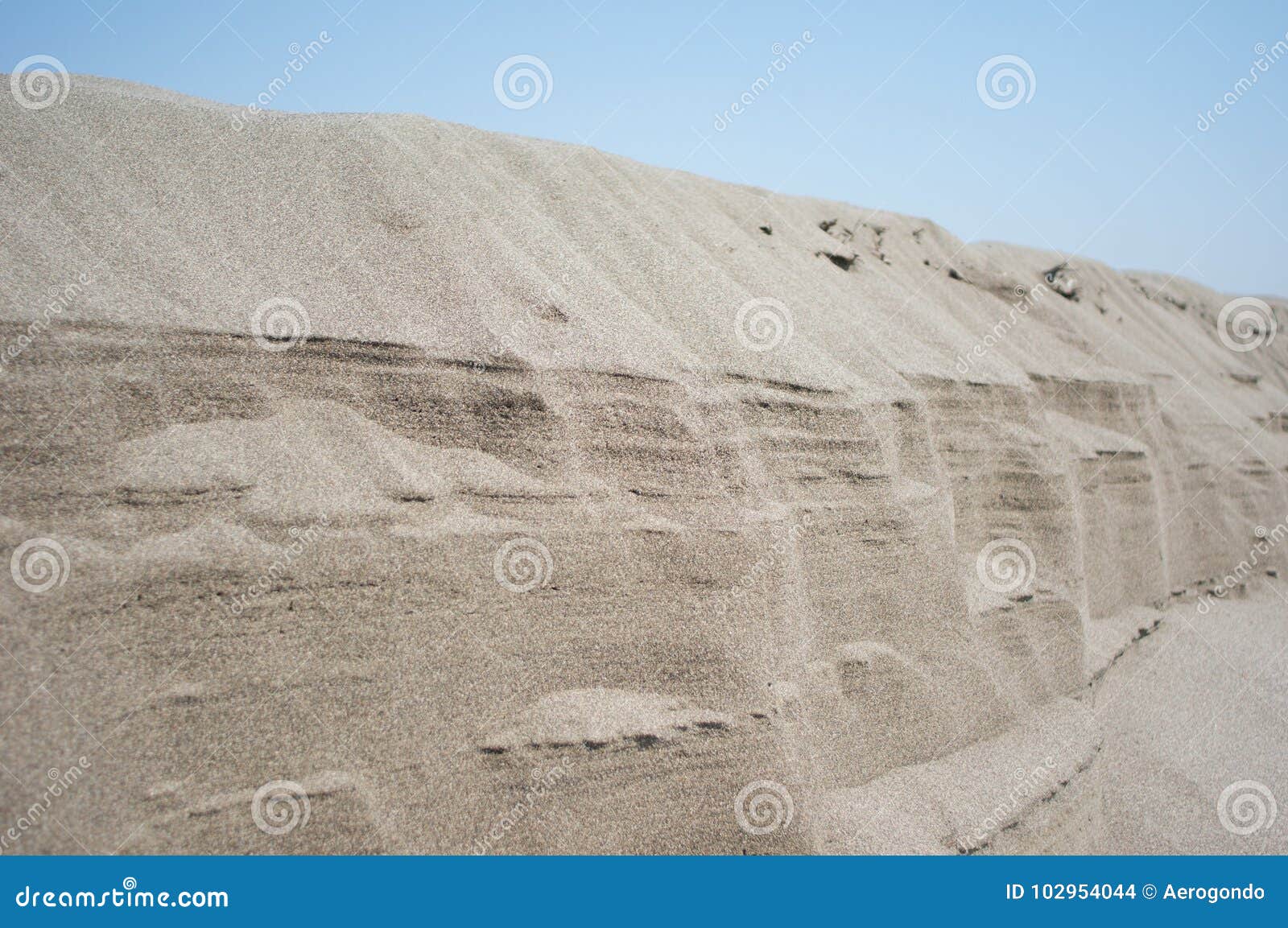 Sand formation stock photo. Image of industry, layers - 102954044