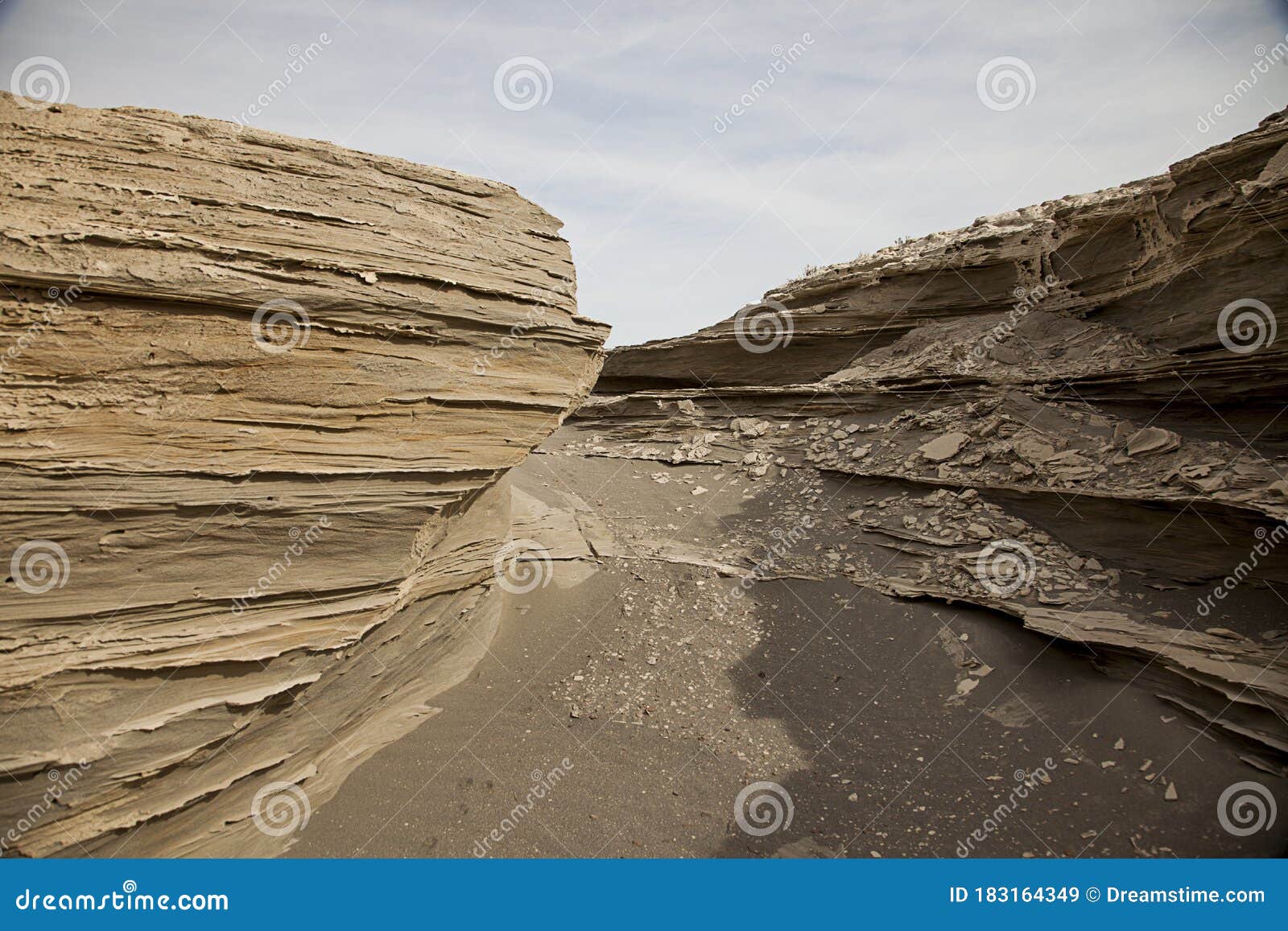 Detail of Sand Formations by Erosion Stock Image - Image of caused ...