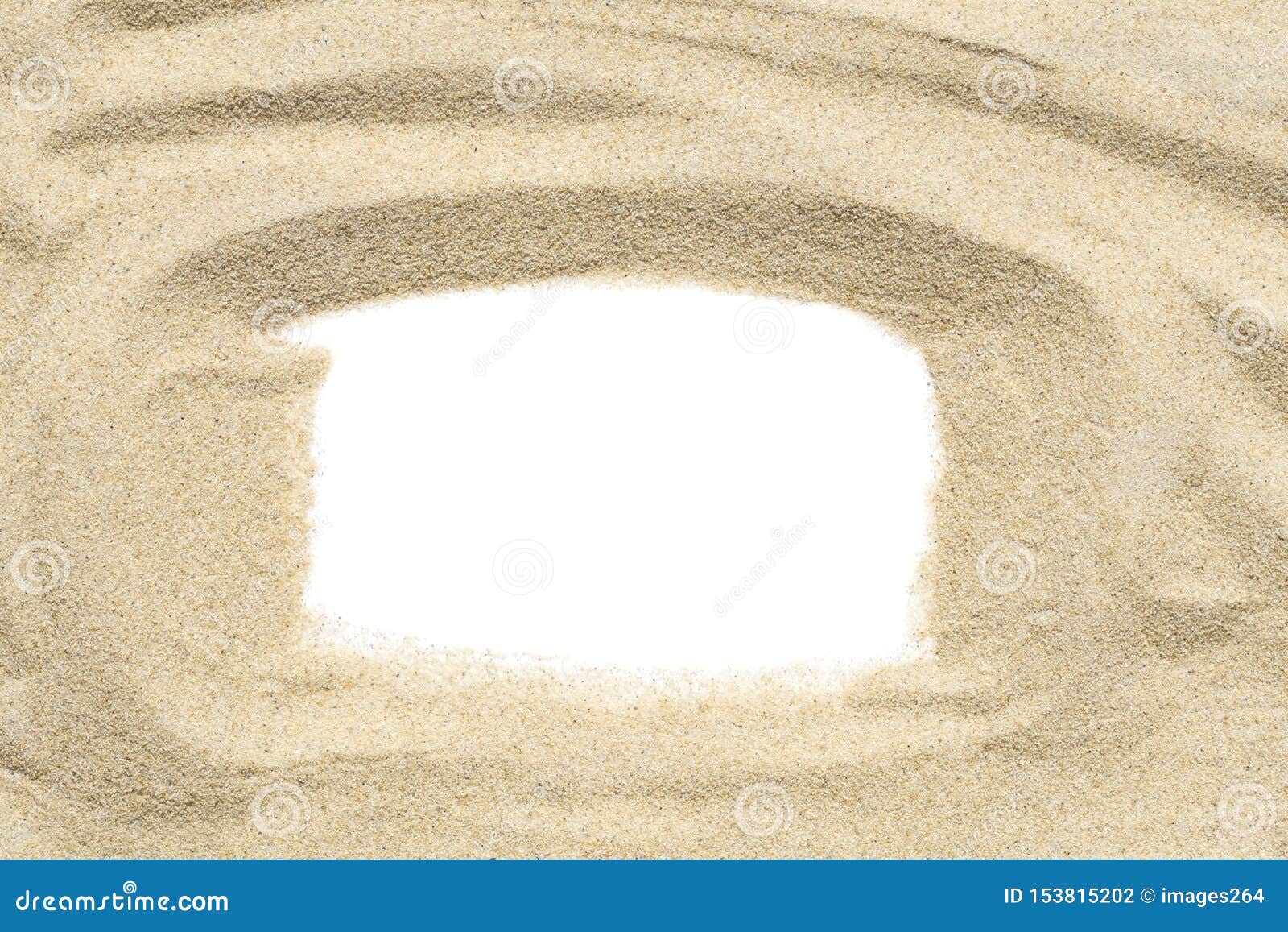 Sand frame stock photo. Image of texture, copy, grained - 153815202