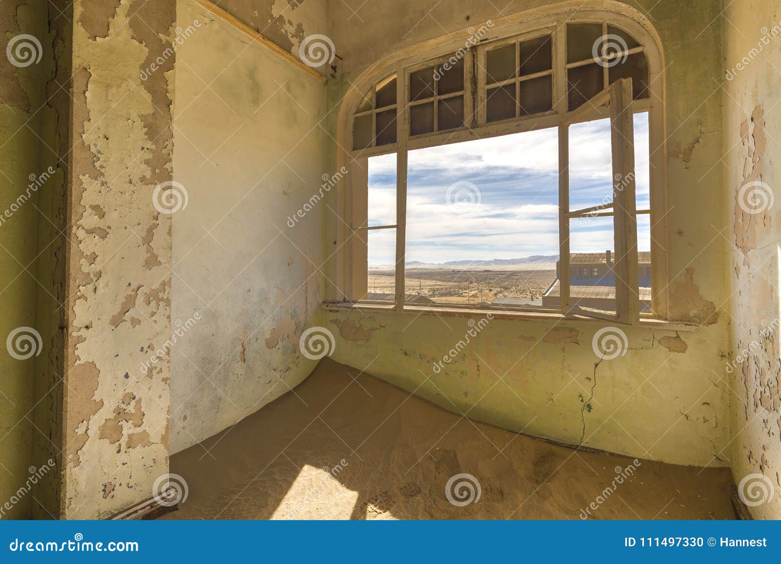Sand in ghost house stock photo. Image of house, diamond - 111497330