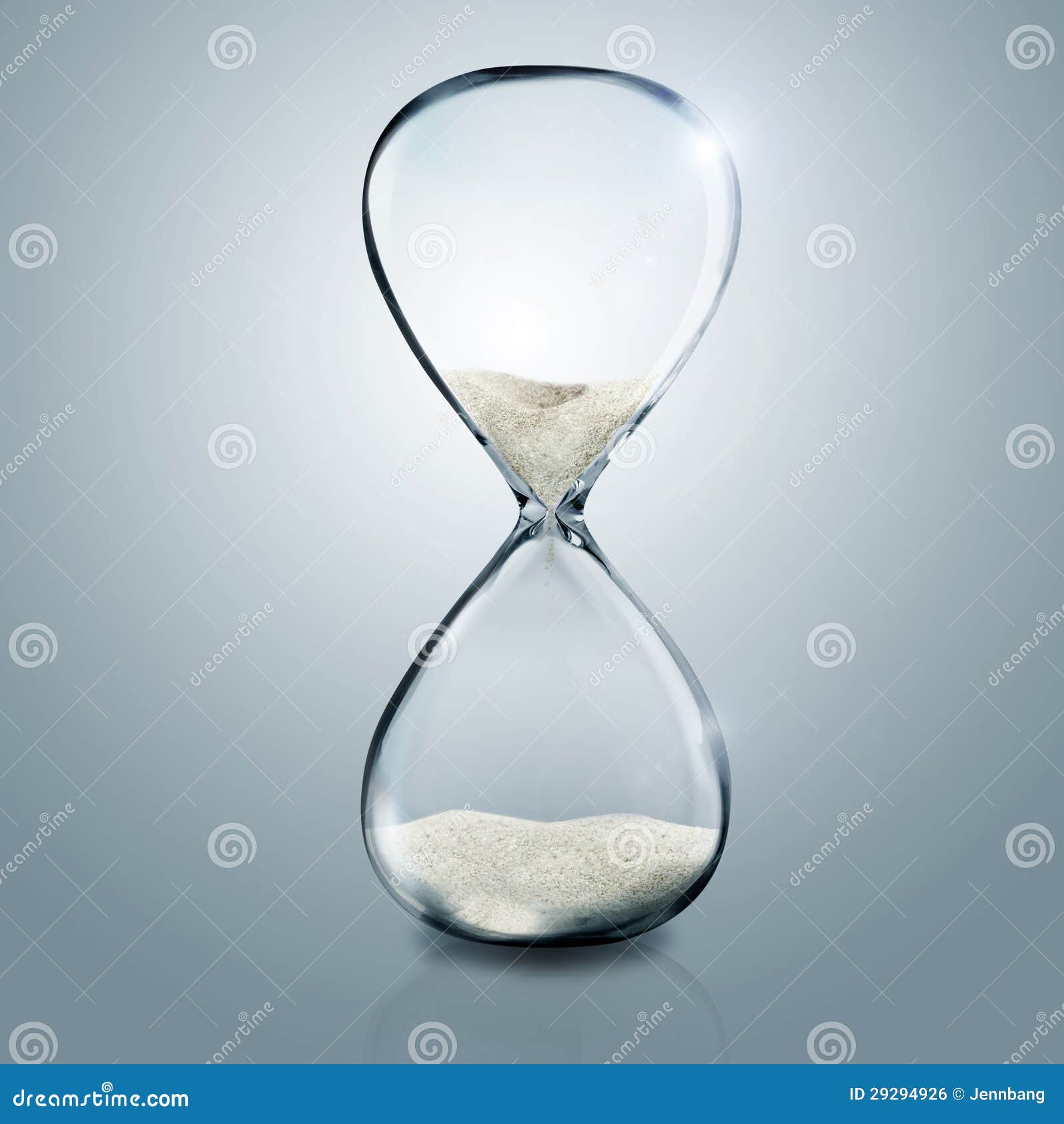 Sand glass leaking stock illustration. Illustration of speed - 29294926