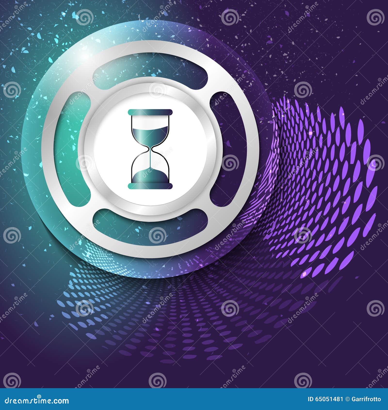 Sand glass stock vector. Illustration of hourglass, decoration - 65051481