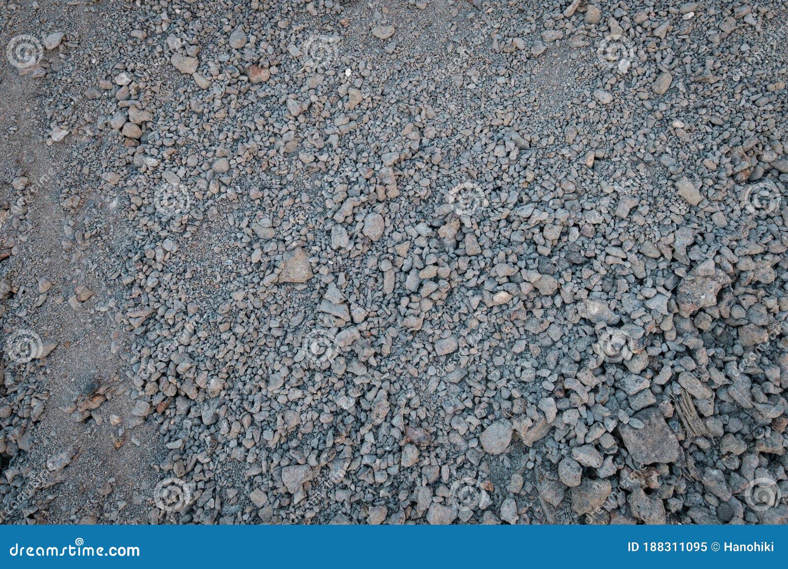 Sand, Gravel or Crushed Stones - Construction Material Stock Image ...
