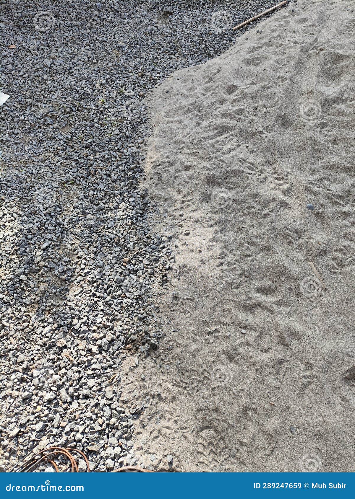 Sand and Gravel for Making Concentrate Stock Image - Image of sand ...