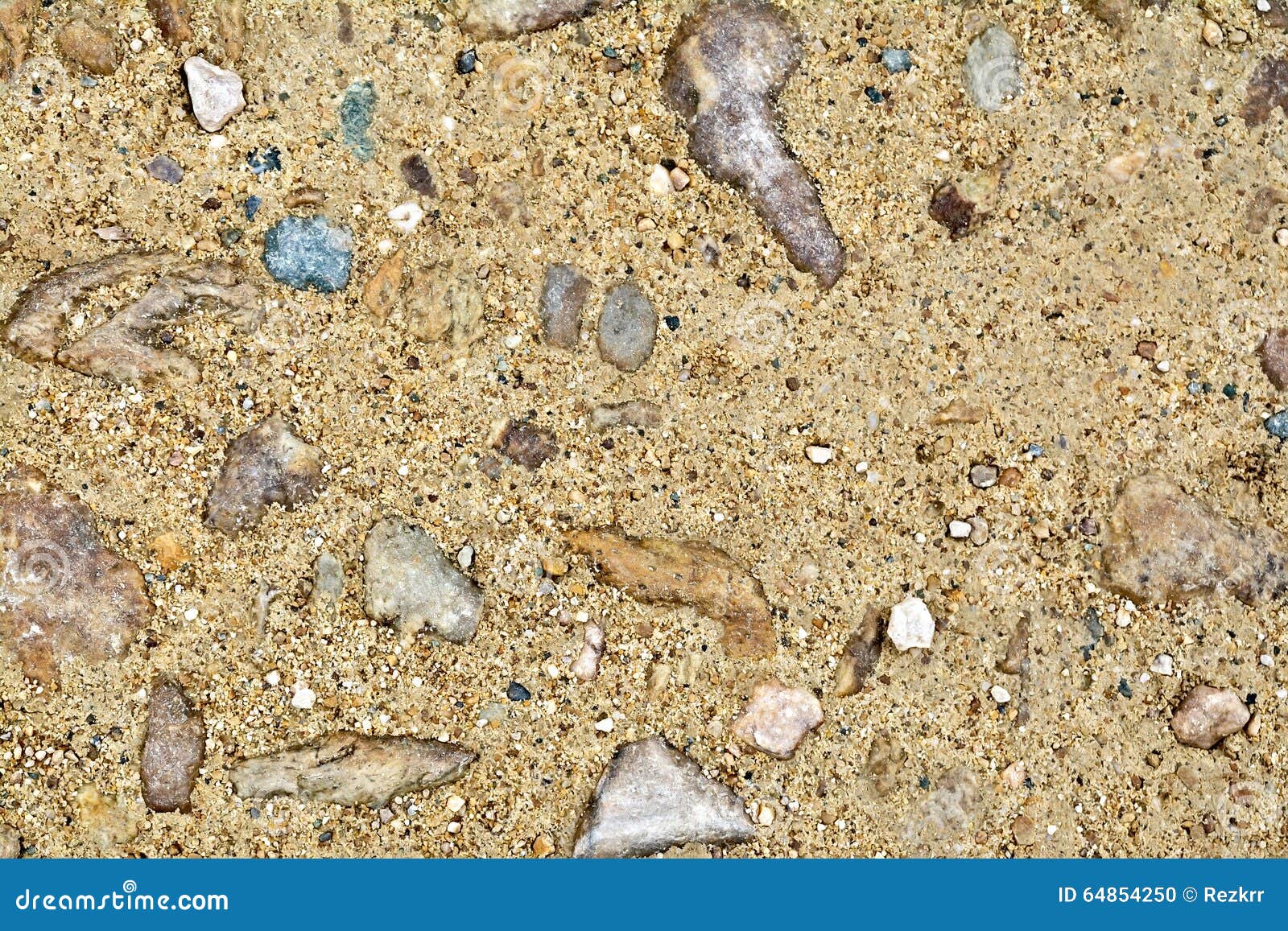 Sand and gravel stock photo. Image of granite, grit, geological - 64854250