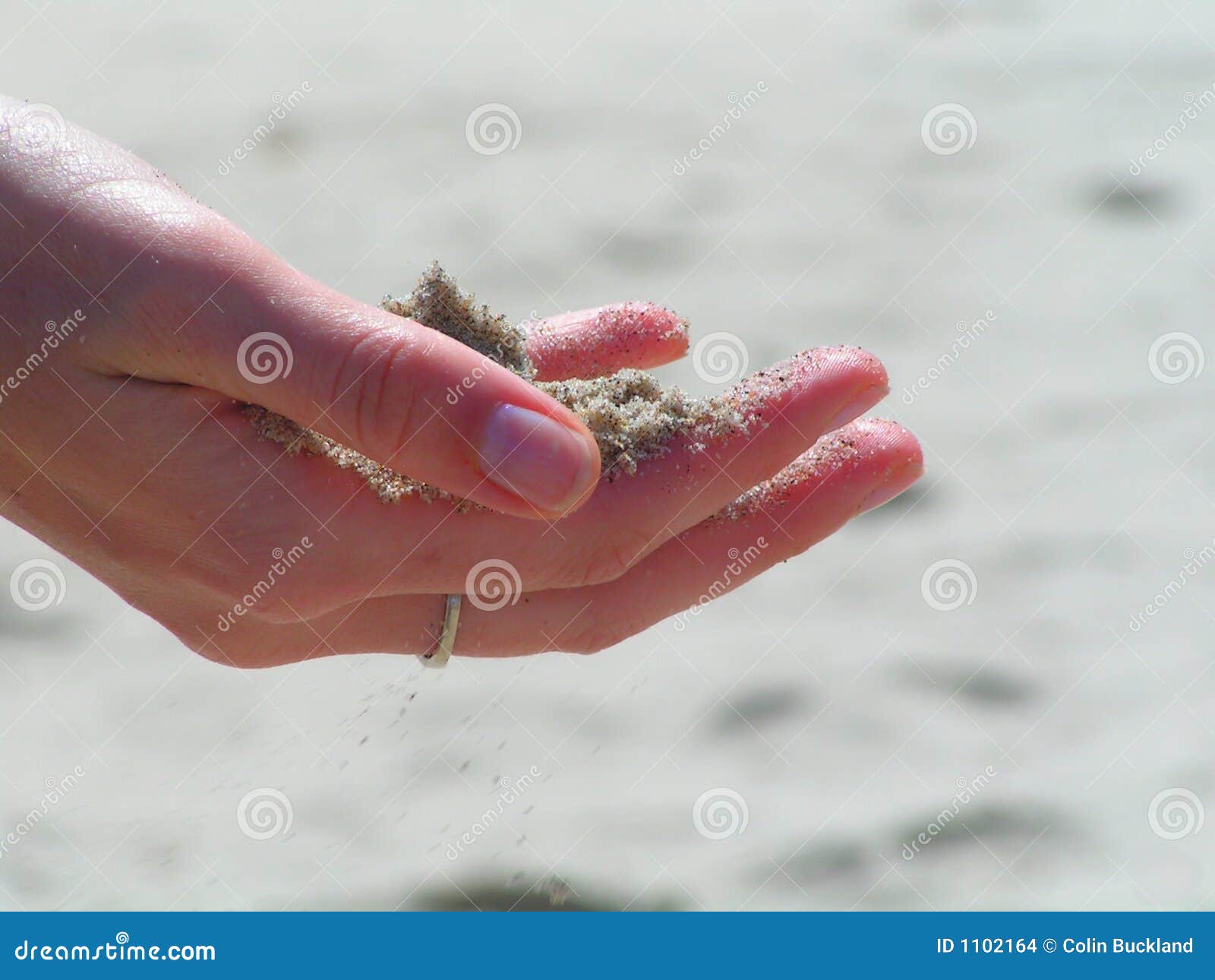 Sand In Hand Picture. Image: 1102164