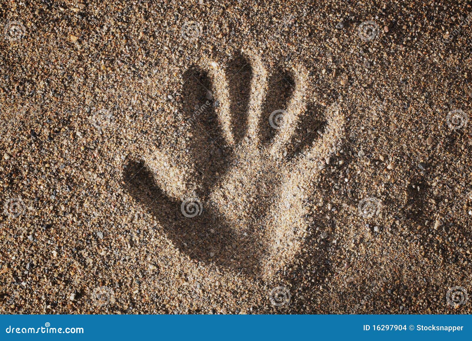 Sand Hand stock photo. Image of sand, fingers, palm, print - 16297904