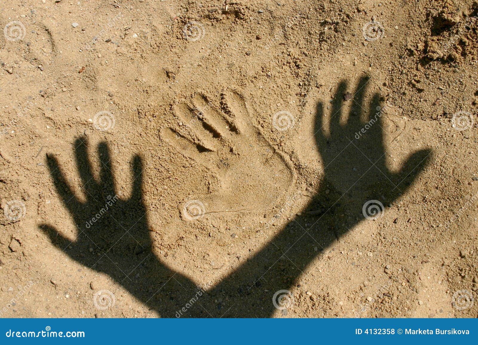Sand_hand stock photo. Image of contrast, right, number - 4132358