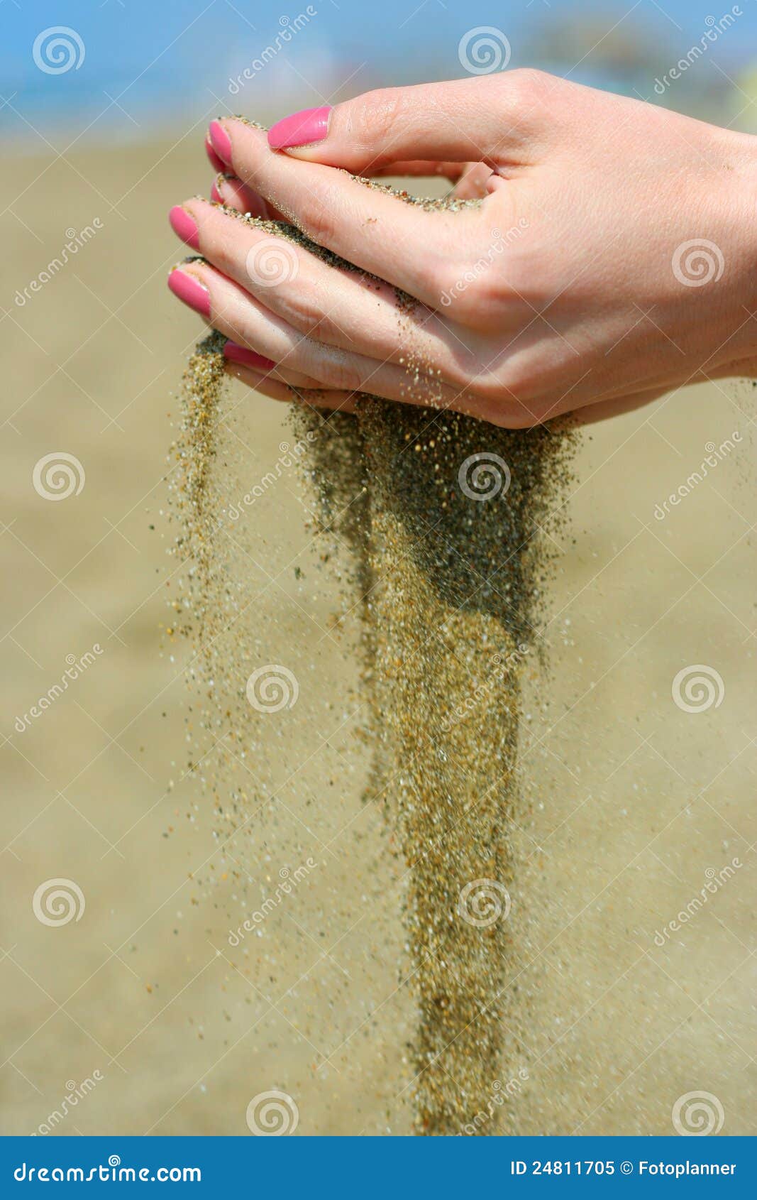 Sand in the hands stock image. Image of power, relax - 24811705
