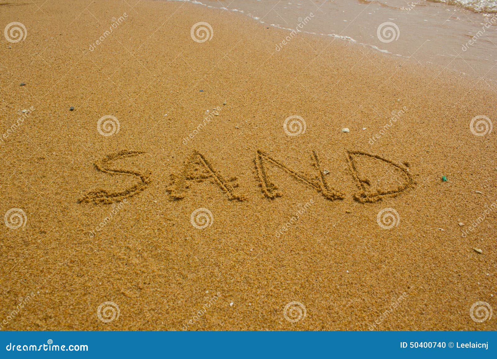 Sand Handwritten on the Beach Stock Photo - Image of alphabet, texture ...