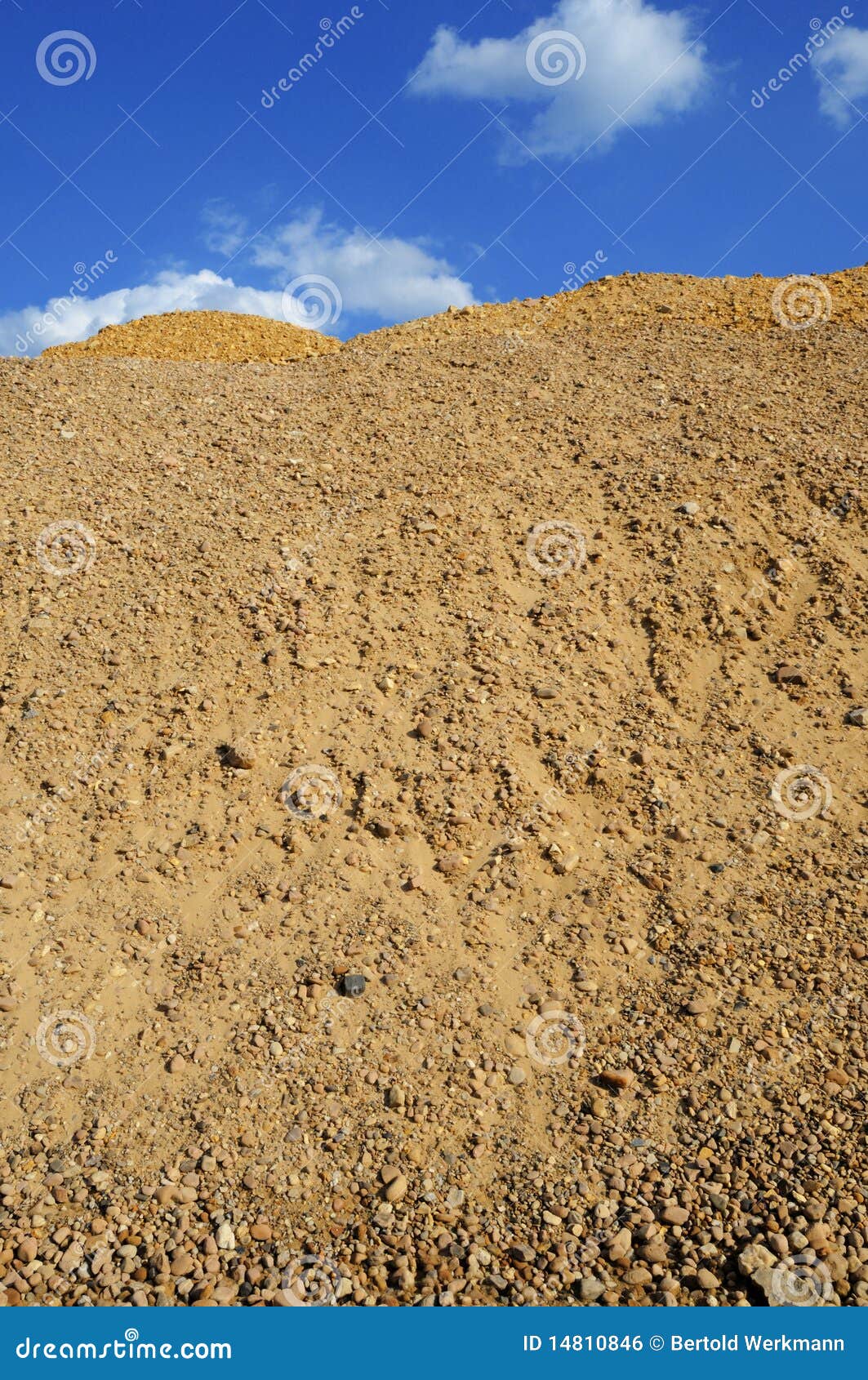 Sand heap stock photo. Image of dune, work, brown, spoil - 14810846