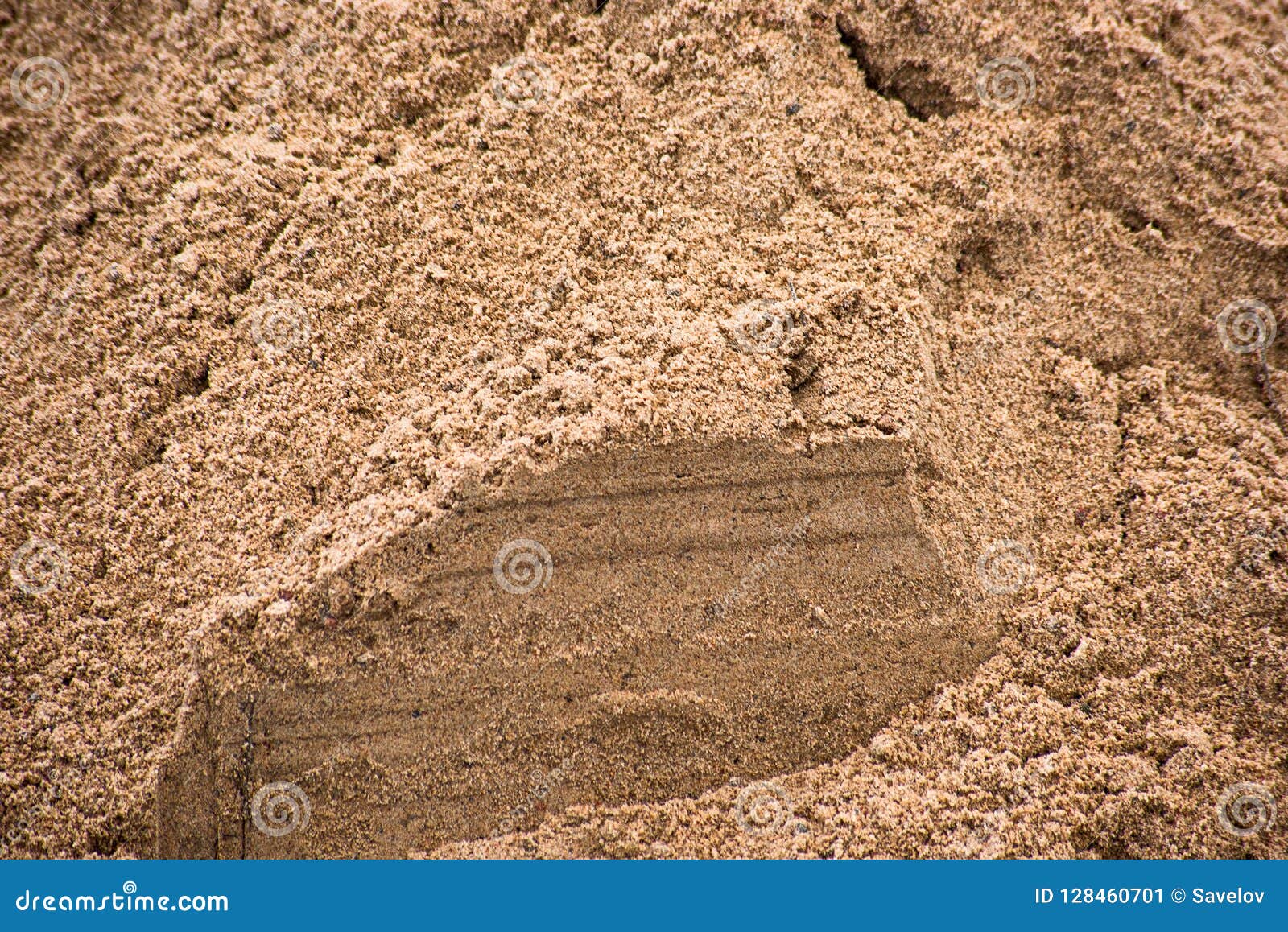 Sand heap surface is close stock image. Image of dirty - 128460701