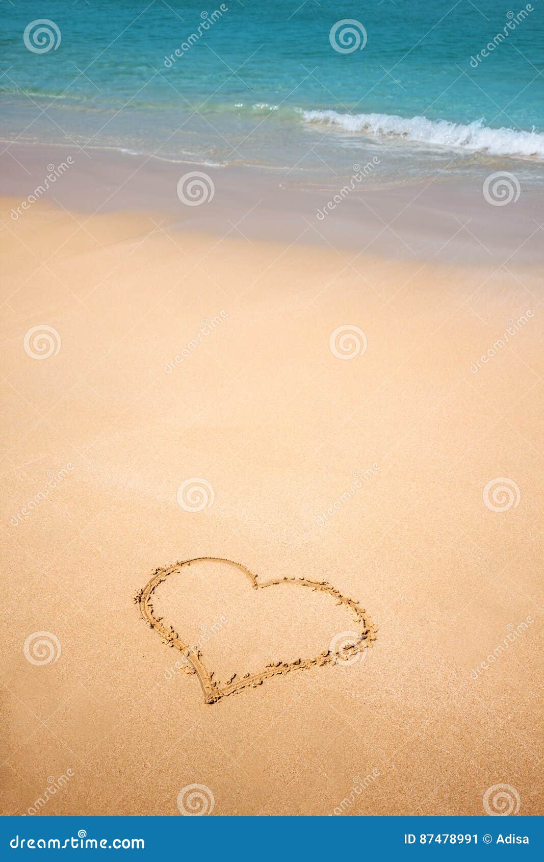 Sand heart stock image. Image of seaside, seashore, beach - 87478991