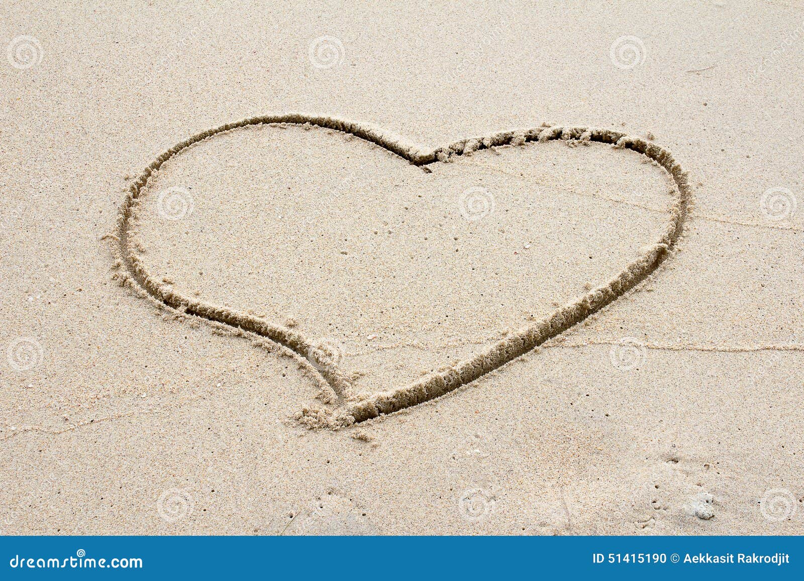 Sand Heart stock photo. Image of sandy, shore, conceptual - 51415190
