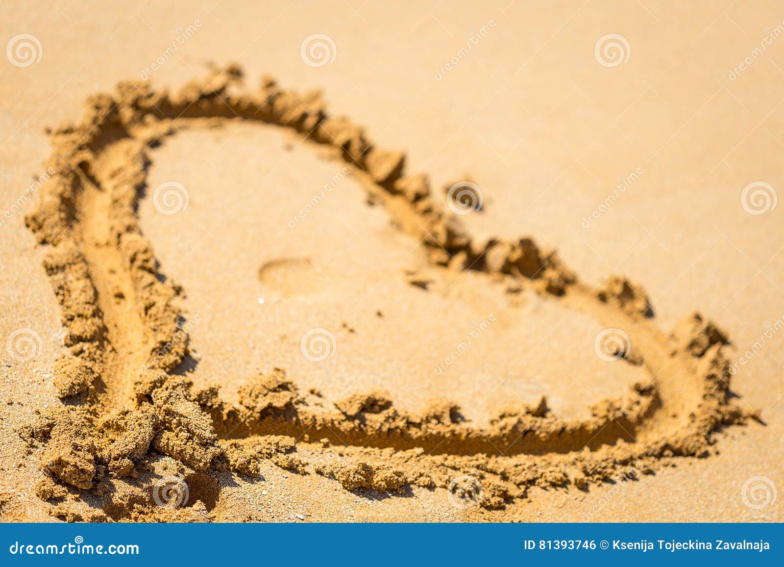 Sand Heart Using for Wallpaper Stock Photo - Image of backdrop, concept ...