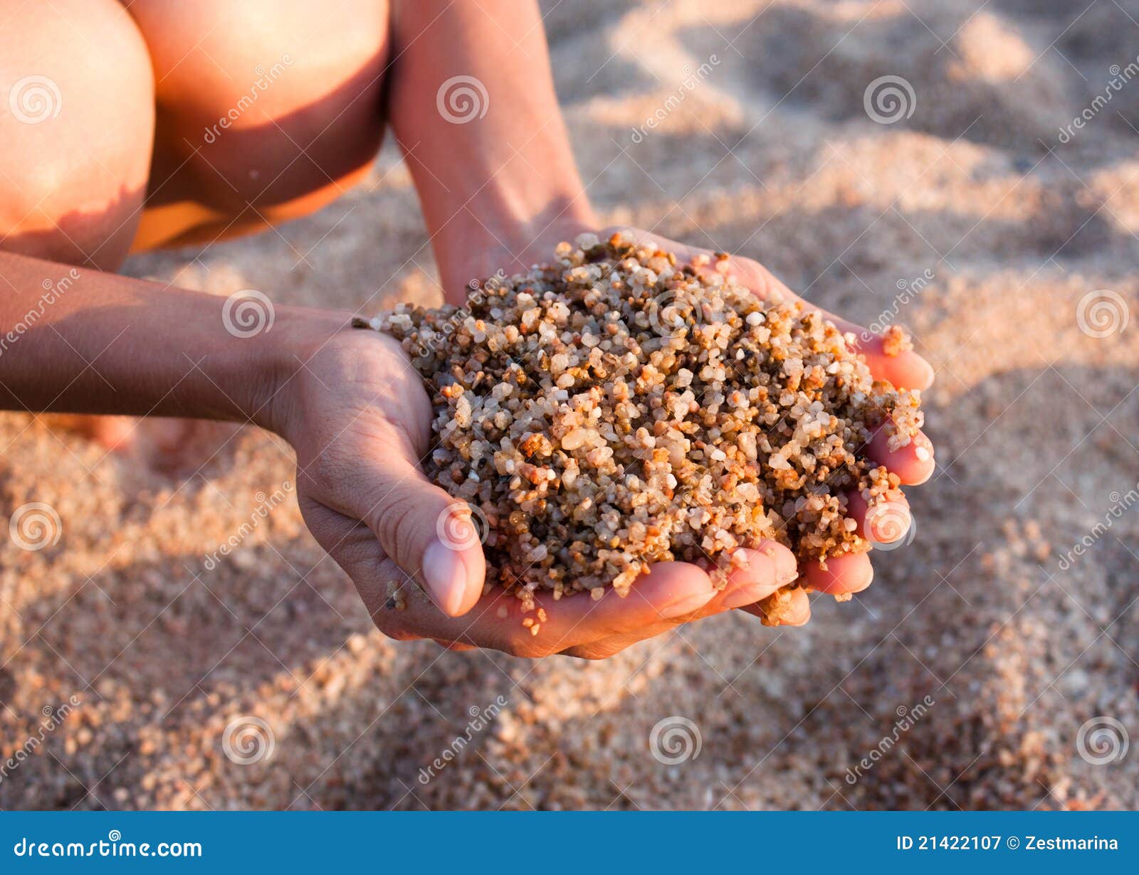 Sand in human hands stock image. Image of beach, color - 21422107