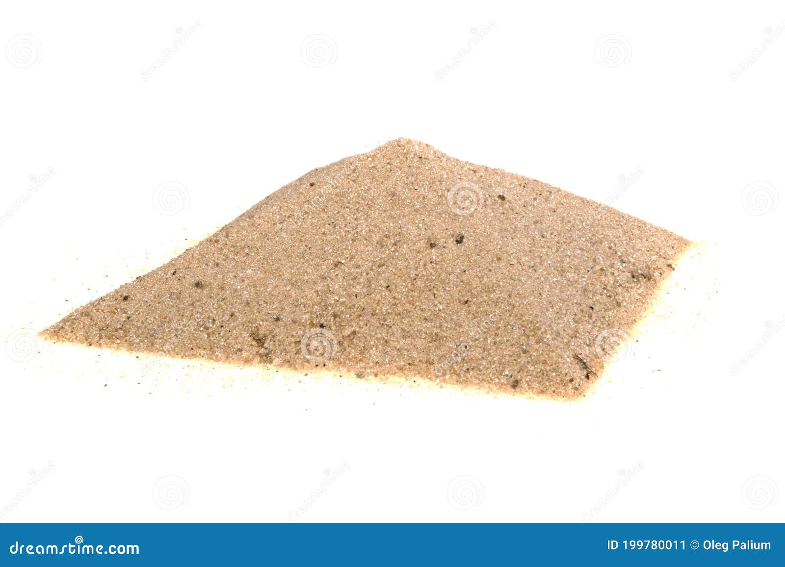 Sand Isolated on White Background Stock Image - Image of studio, fine ...