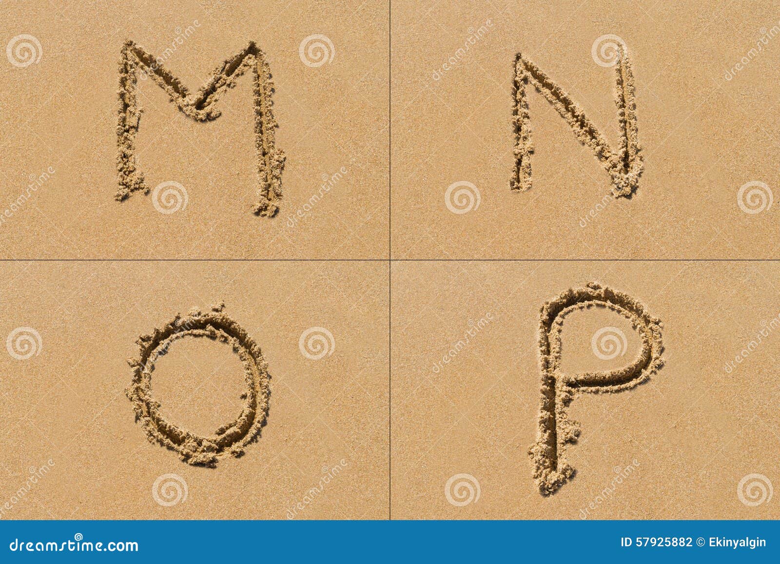 Sand Letter Sets stock photo. Image of sand, typeable - 57925882