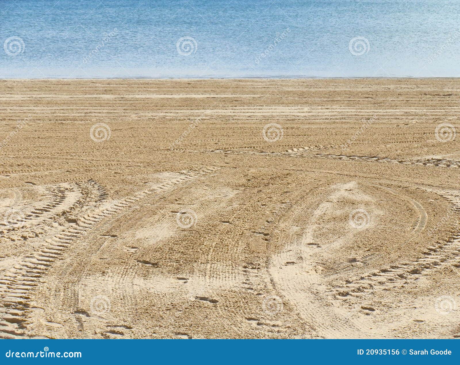 The Sand Looking Out To Sea Stock Photo - Image of vacation, beach ...