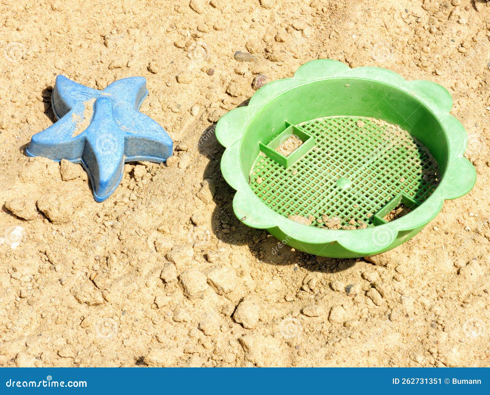 Sand Molds, Playing in the Sand on the Beach or in the Sandpit Stock ...