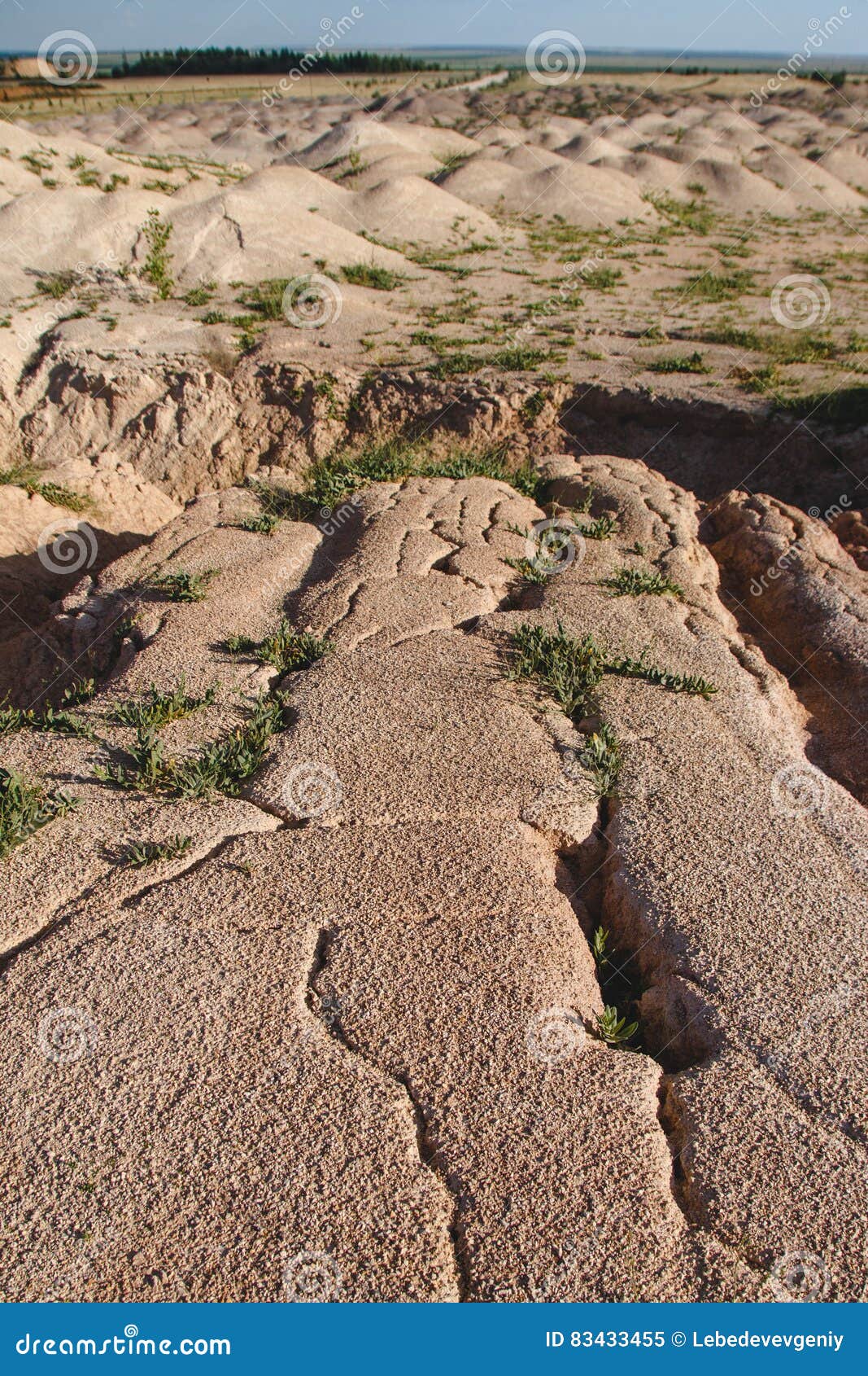 Sand mound stock image. Image of mineral, activity, industry - 83433455