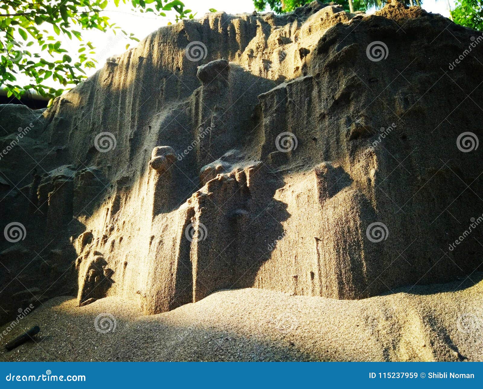 Sand Mountain stock image. Image of sand, mountain, egyptian - 115237959