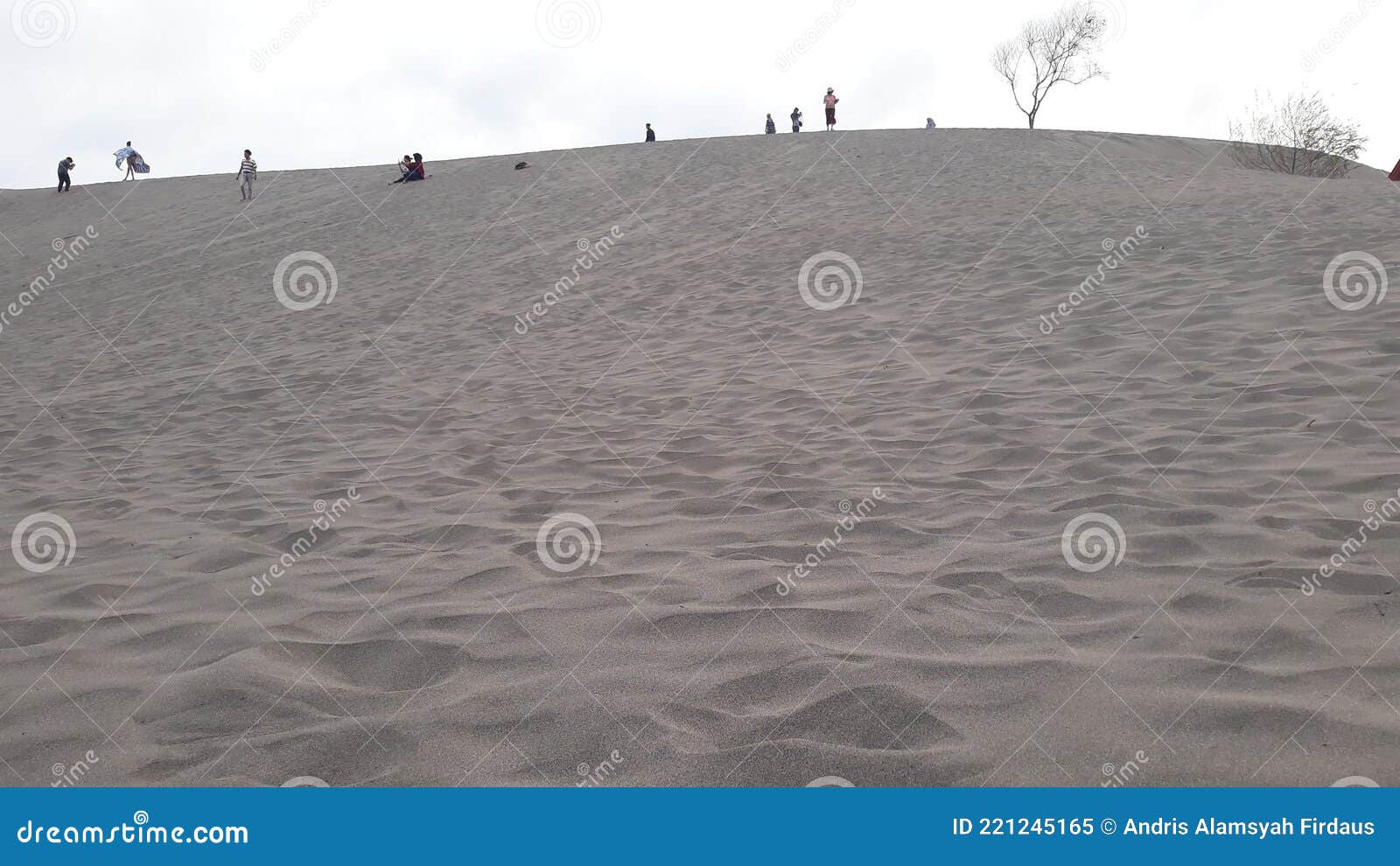Sand mountain by the beach stock image. Image of beach - 221245165