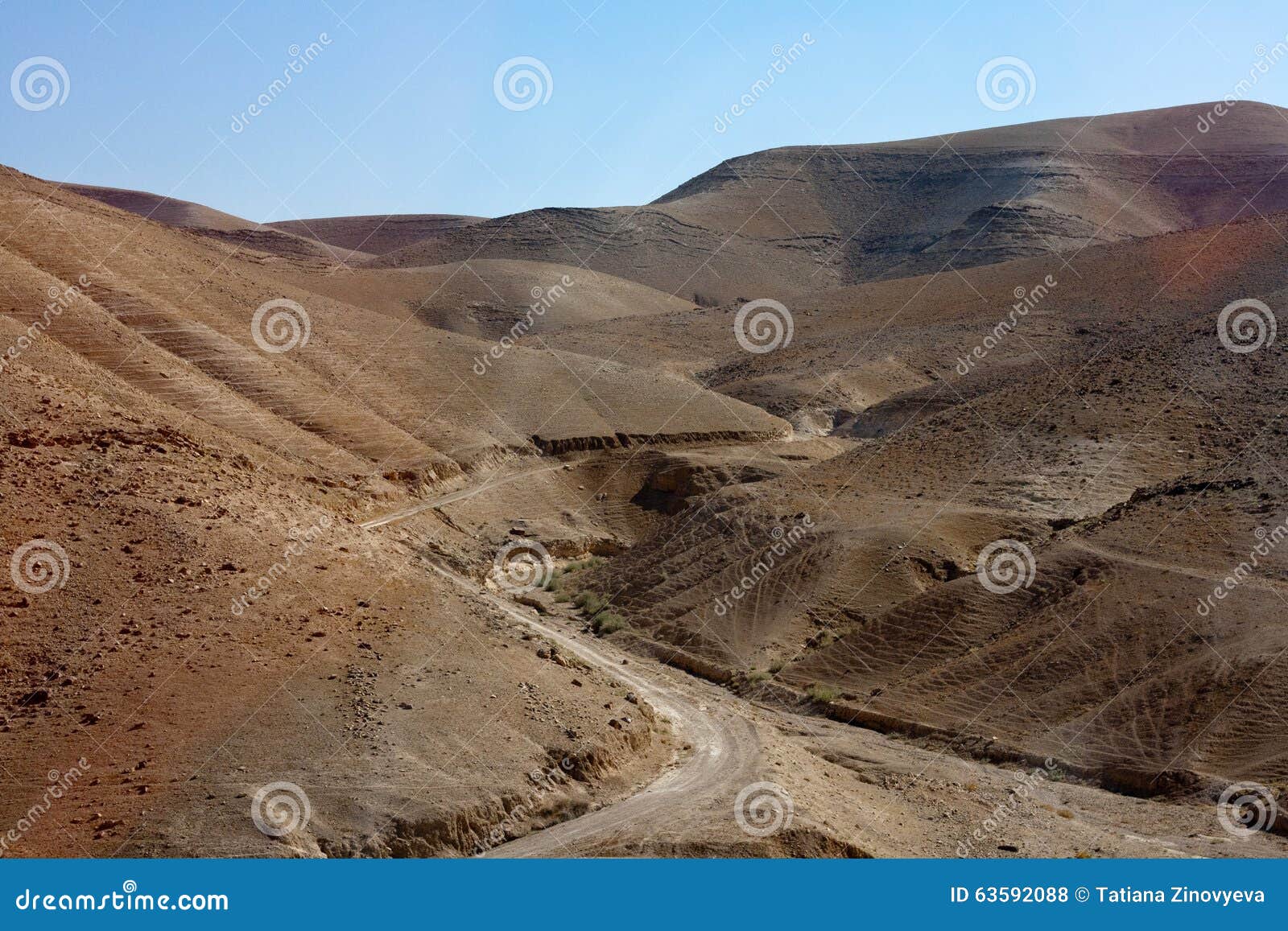 Sand Mountain in Israel stock photo. Image of landscape - 63592088