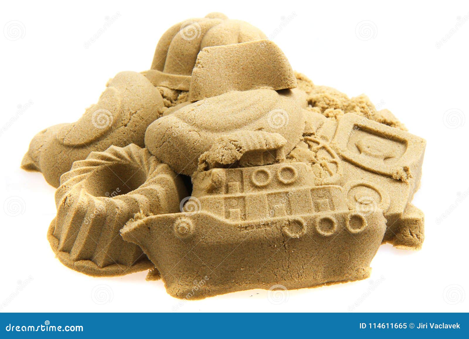 Sand objects isolated stock image. Image of fantasy - 114611665