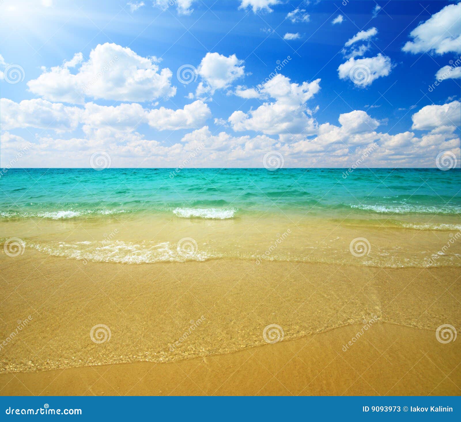 Sand and ocean stock image. Image of thailand, idyllic - 9093973