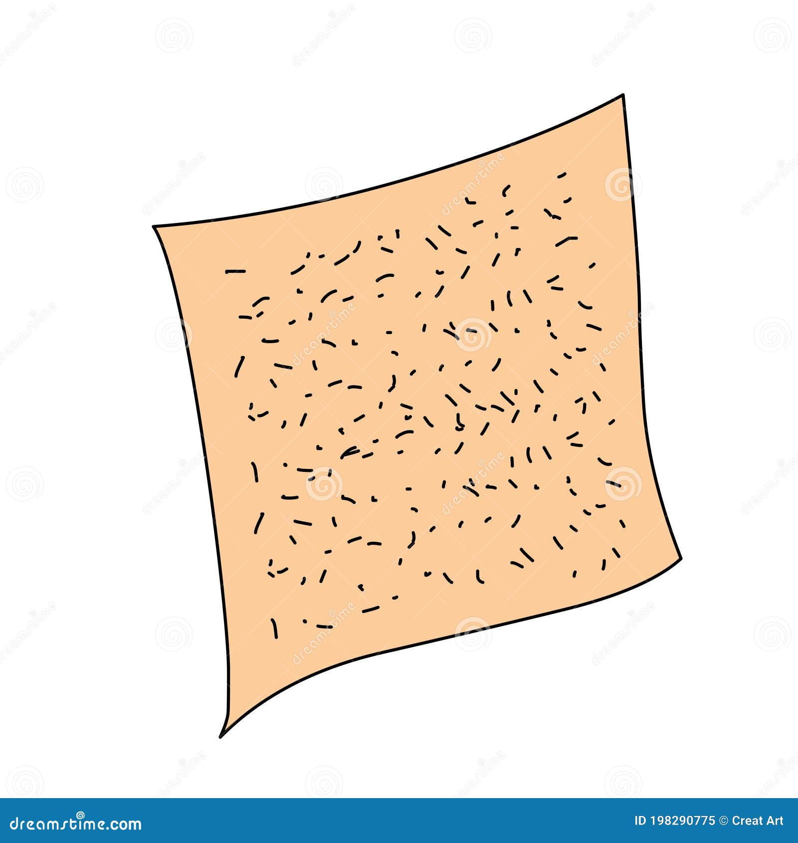 Sand Paper Clip Art Vector Illustration Διανυσματική απεικόνιση ...