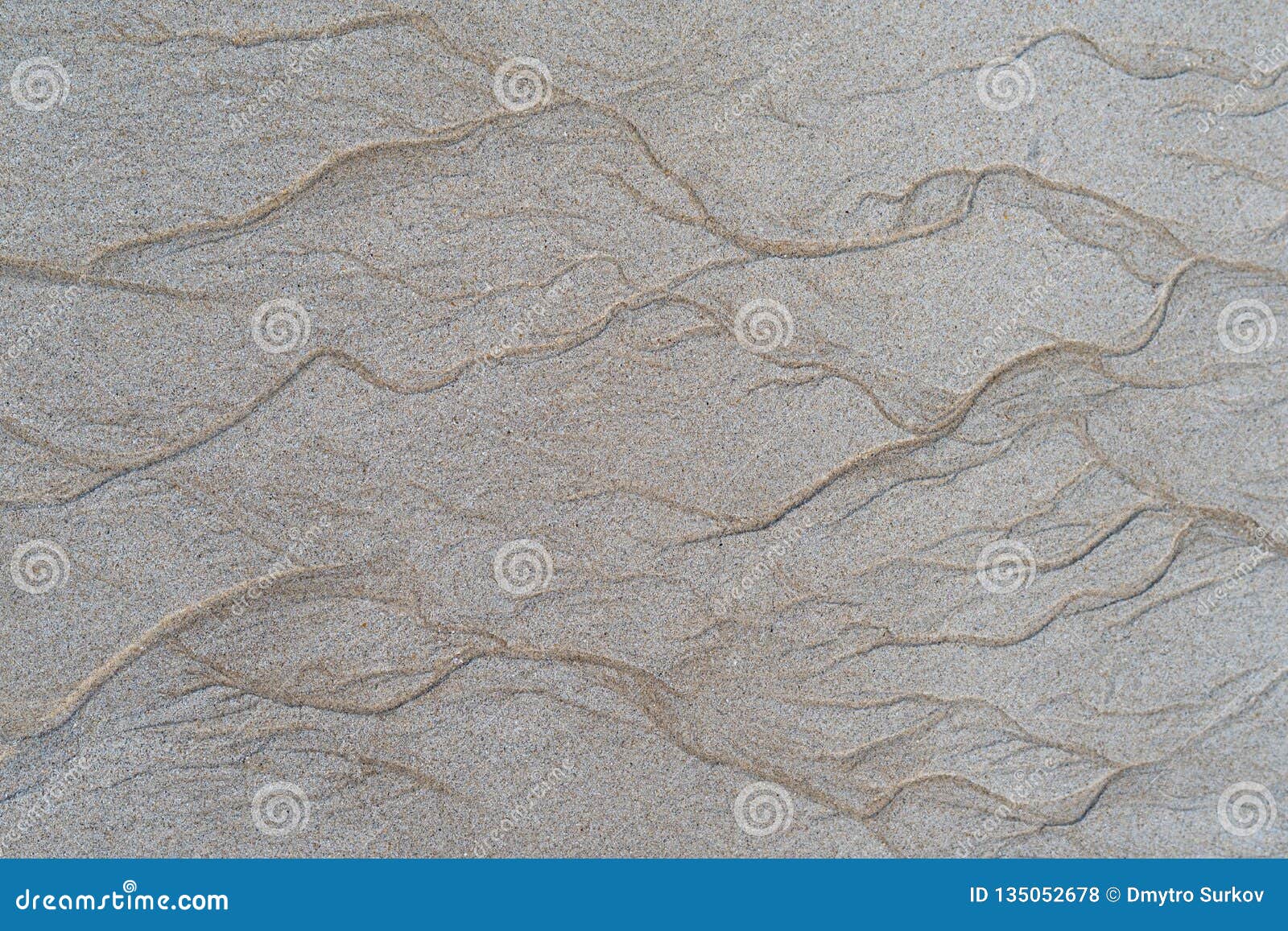 Sand pattern on the beach stock photo. Image of line - 135052678
