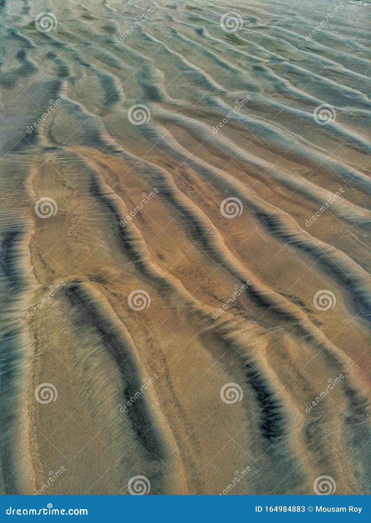 Sand pattern in beach stock image. Image of dawn, pattern - 164984883