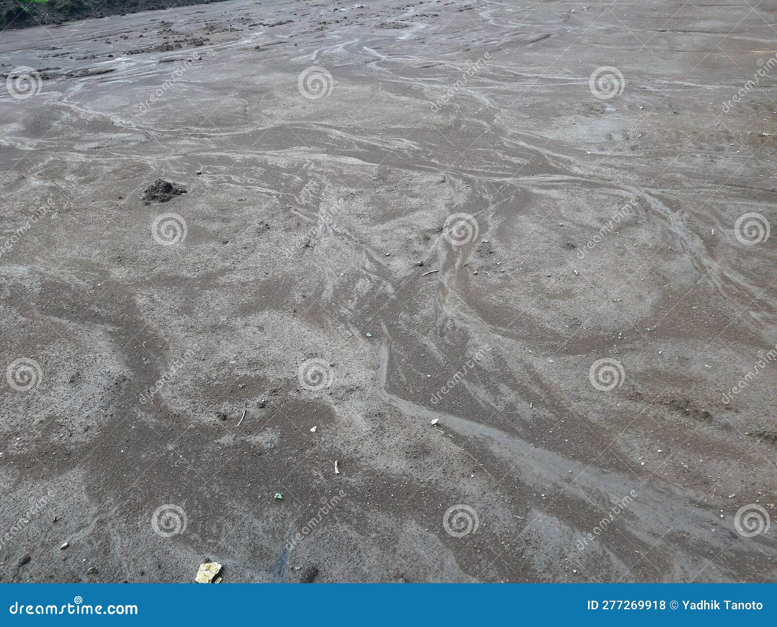 Sand Pattern after Rain. Background and Texture Stock Photo - Image of ...